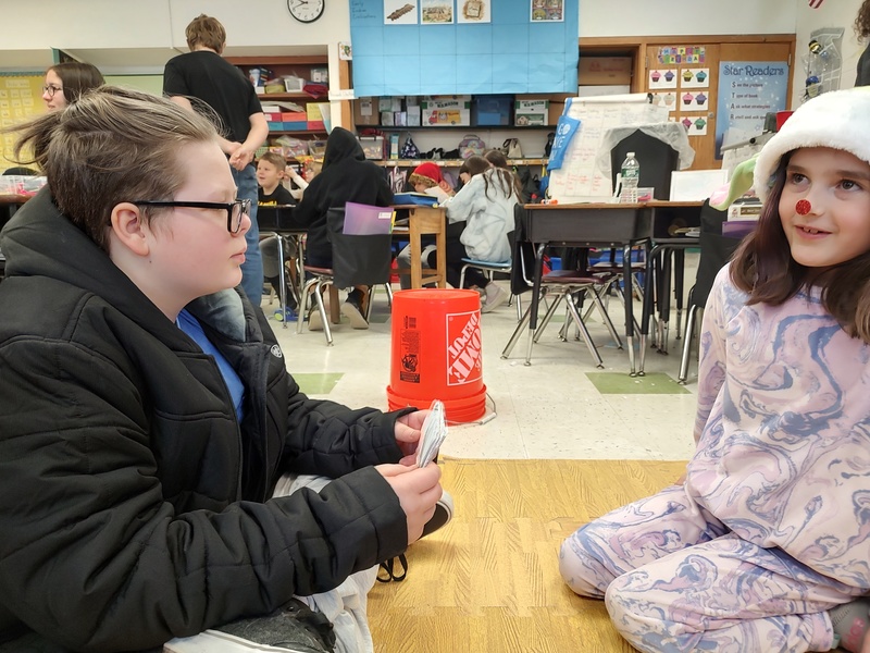 7th Grade Visits 2nd Grade | Chatham Central School District
